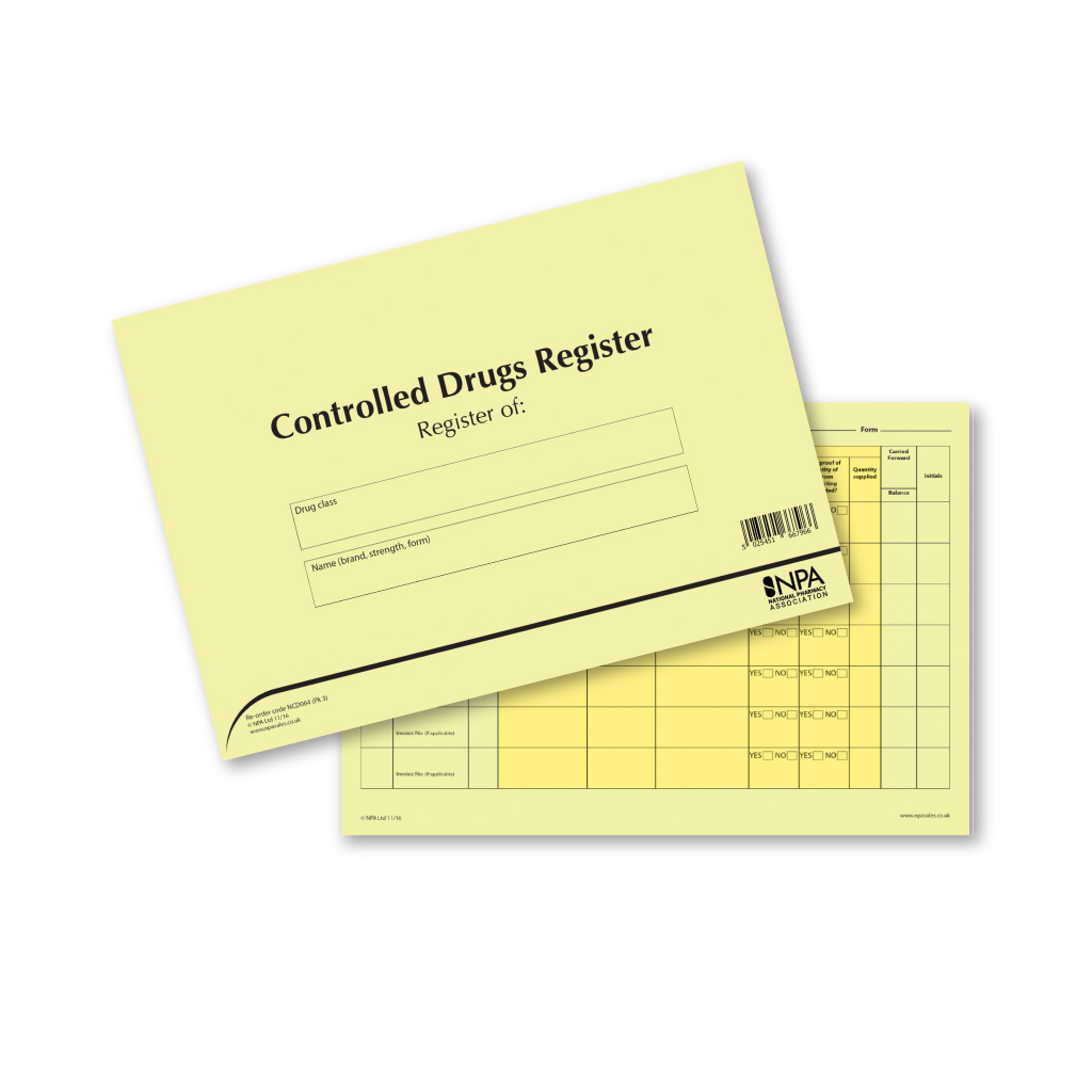 Controlled Drug Registers 64 Pages | EMT Healthcare